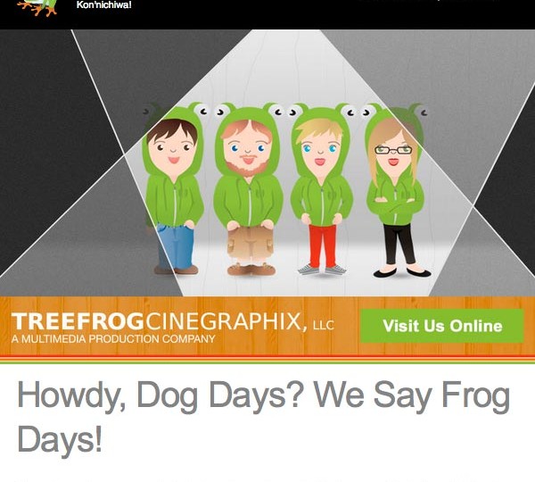 August 2014 | Treefrog Cinegraphix